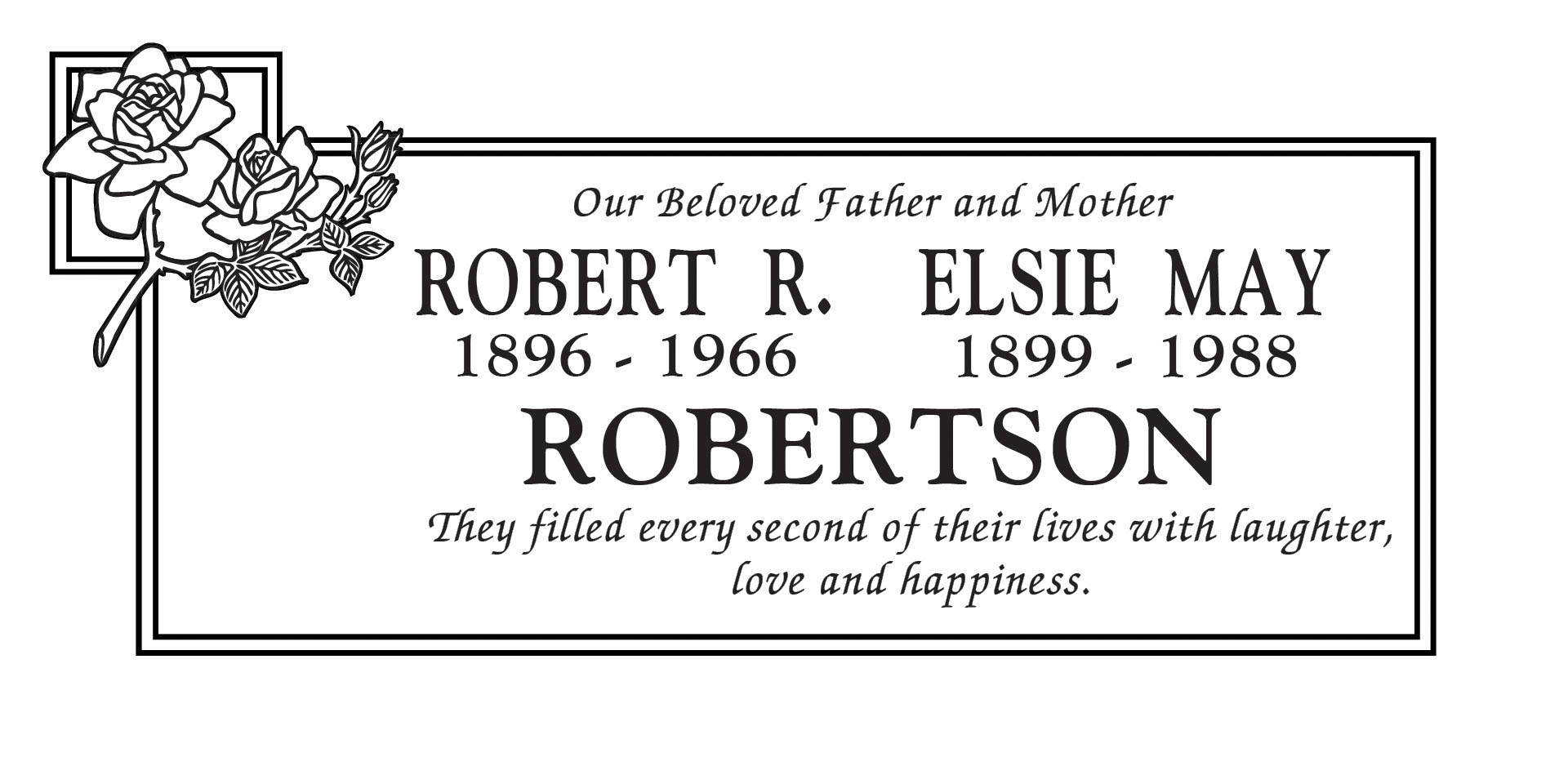 Headstone Border Design