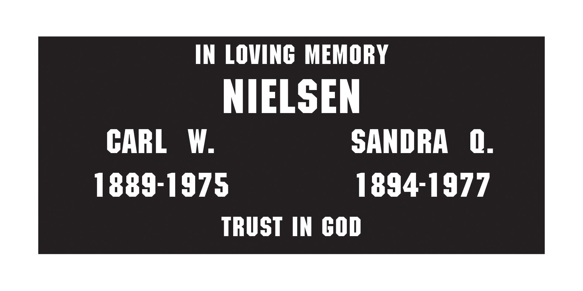 Headstone Border Design