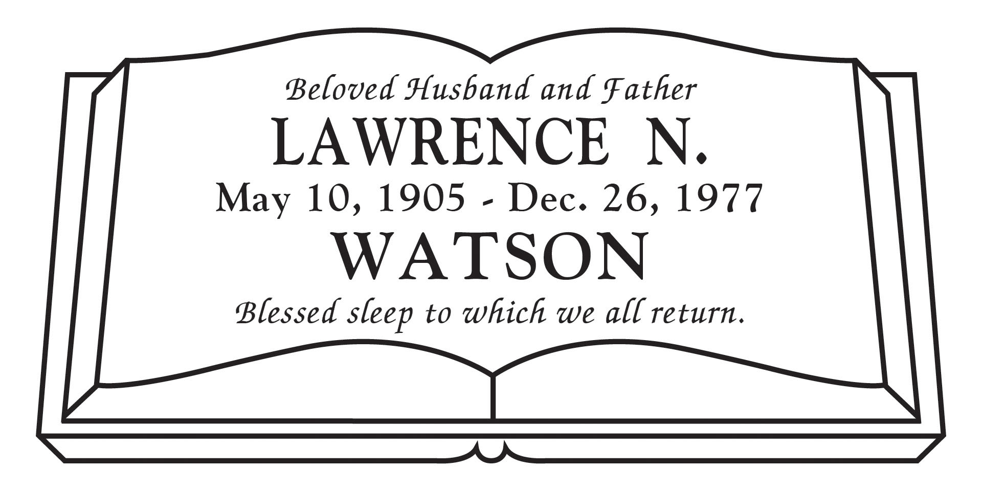 Headstone Border Design