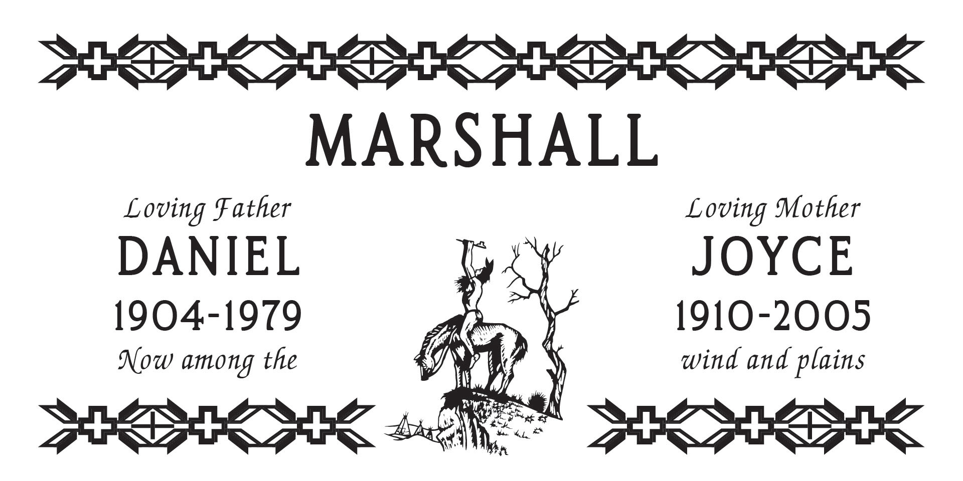 Headstone Western Design