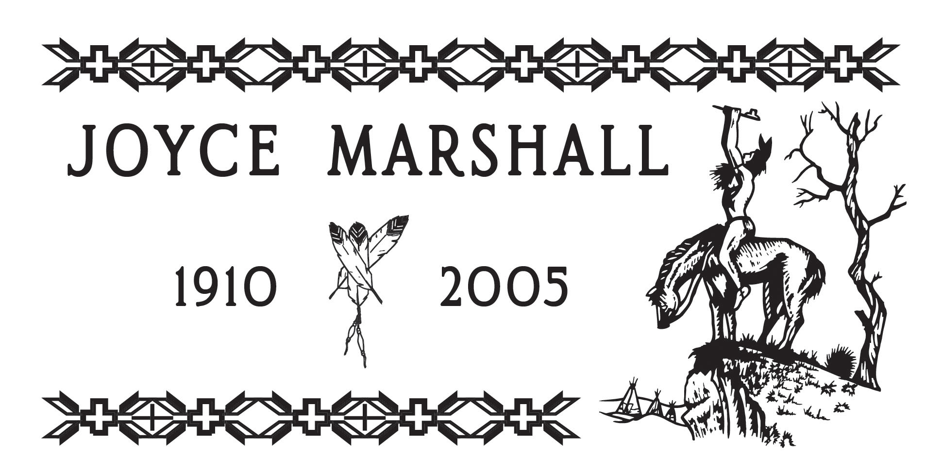 Headstone Western Design